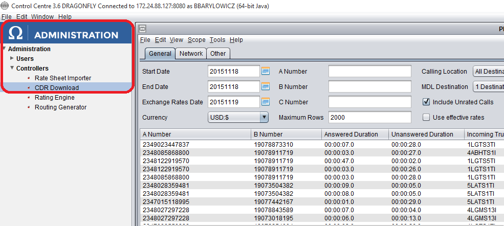 Downloading CDRs – Help Centre